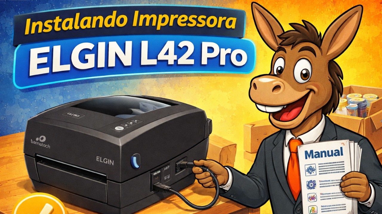Como Configurar a Impressora Elgin L42 PRO – Feito de Forma Fácil - YouTube