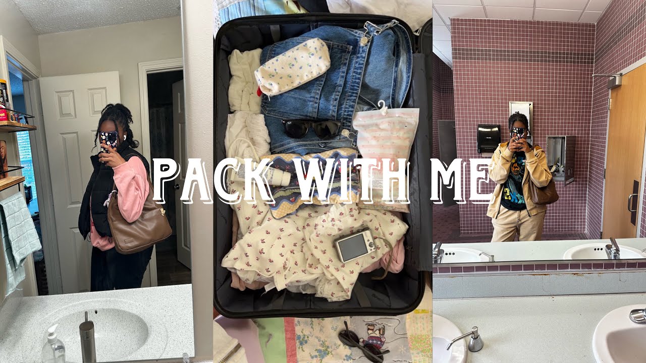 PACK WITH ME | GO HOME WITH ME FOR BREAK....FINALLY - YouTube