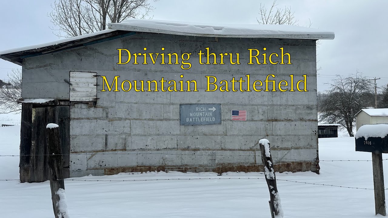 Driving thru rich mountain battlefield West Virginia - YouTube