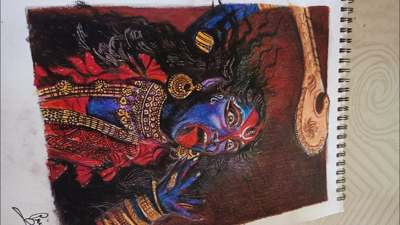 Kali drawing ••• How to draw kali - YouTube