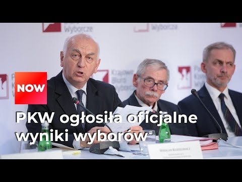 Państwowa Komisja Wyborcza - oficjalne wyniki wyborów