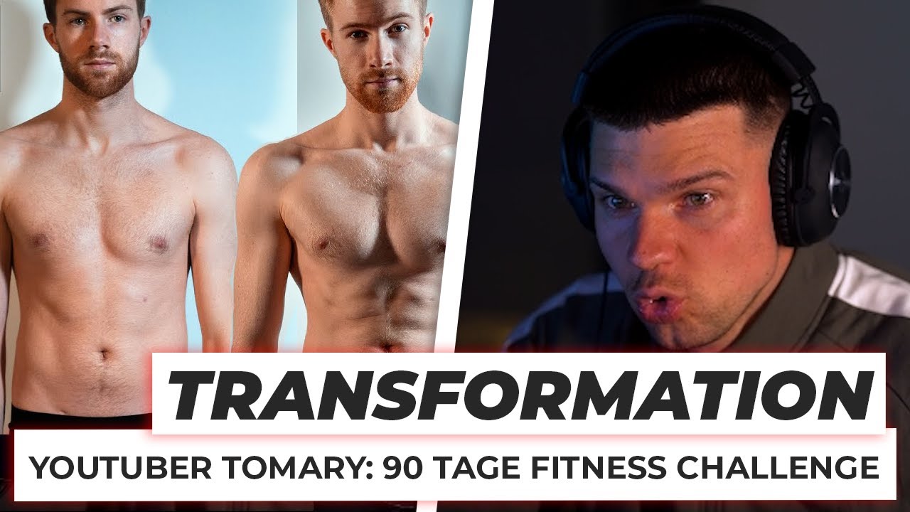 BODYBUILDER reagiert auf @Tomary: 90-Tage-Fitness-Transformation - YouTube