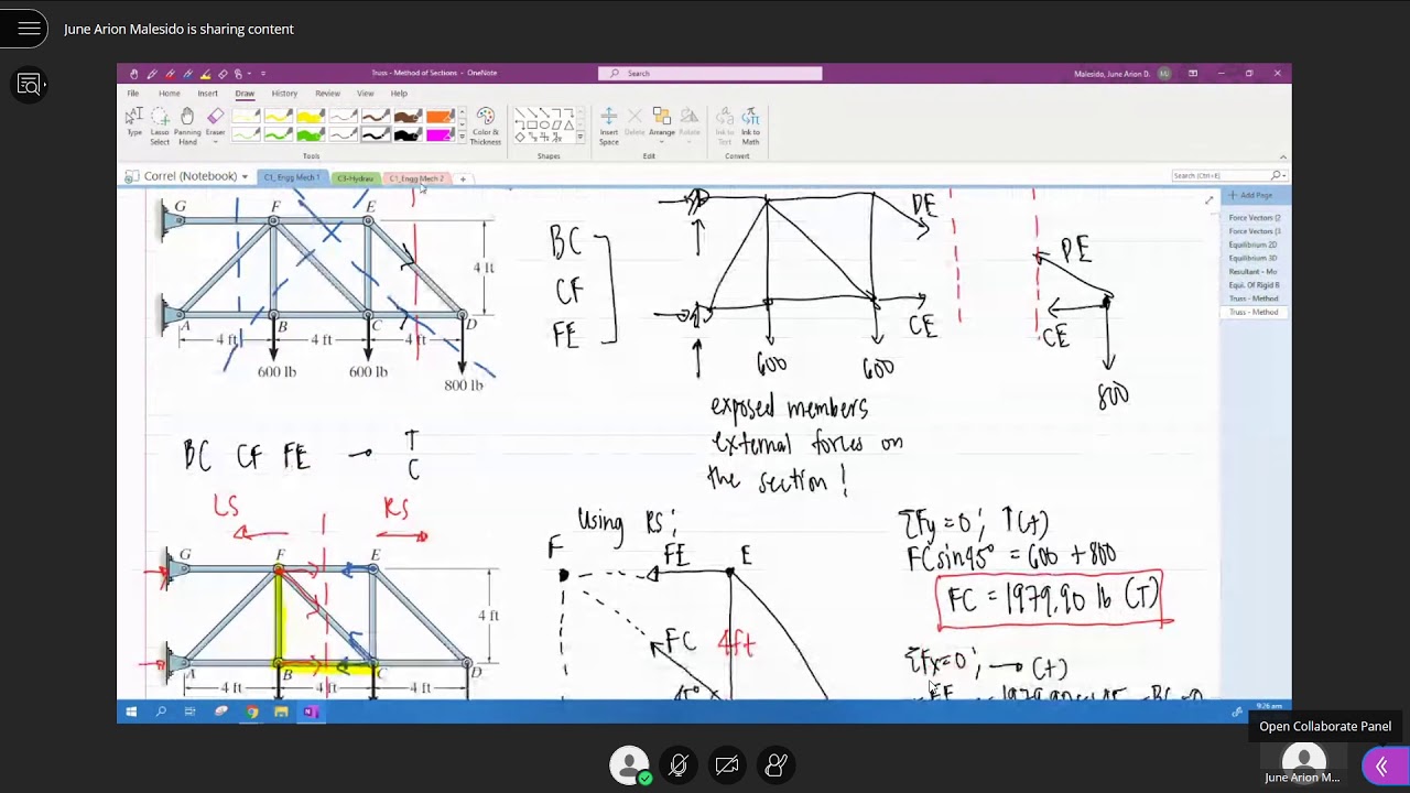 Week 5 - Engineering Mechanics Statics 6/26/20 - YouTube