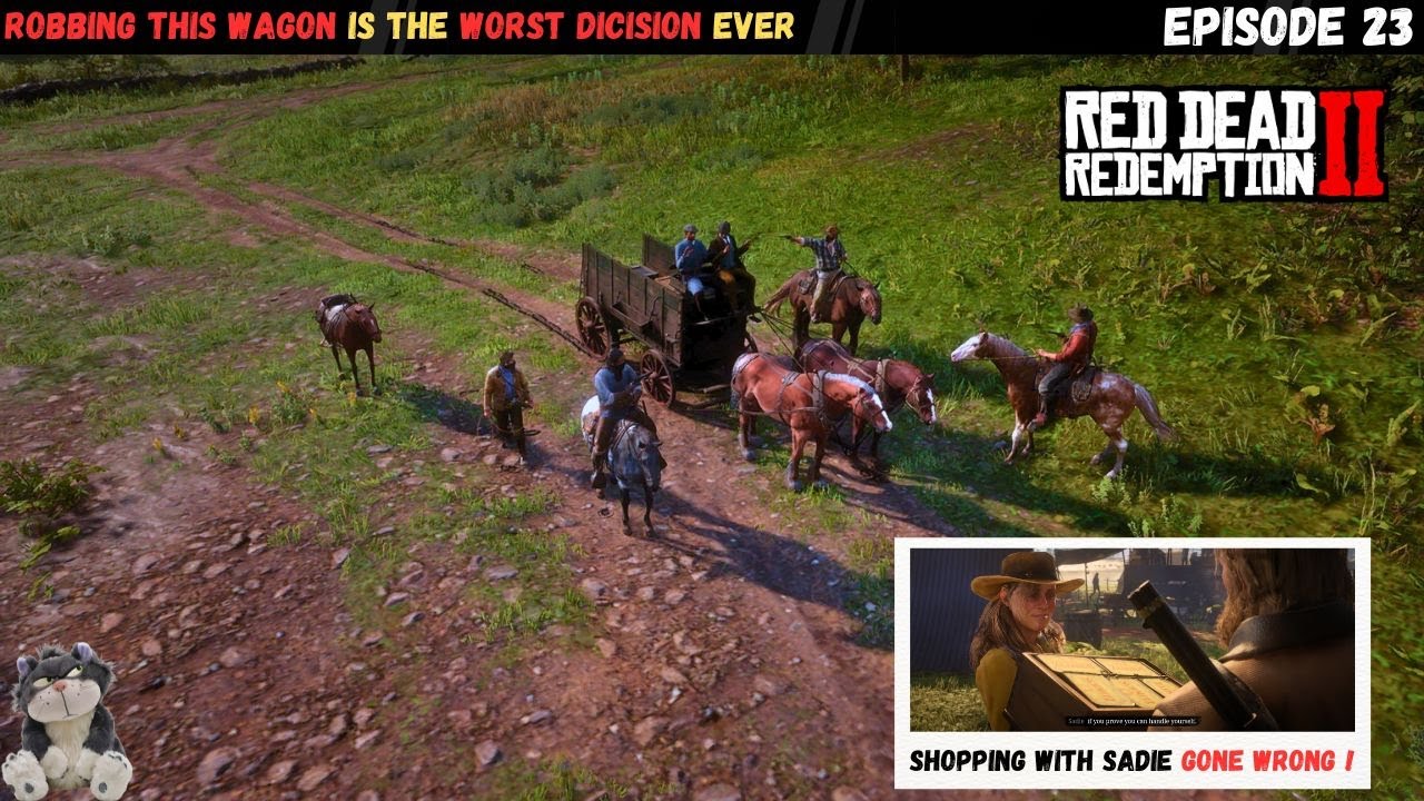 $1,000 Heist Gone Wrong! A Chaotic Wagon Robbery | RDR2 Ep. 23 | Red ...