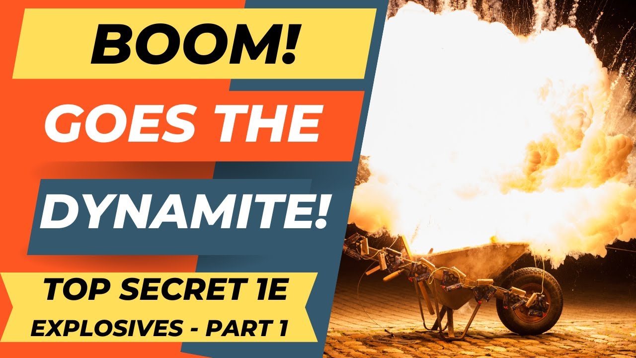 Espionage Tabletop Roleplaying Game: Top Secret 1e - Explosives (Part 1 ...