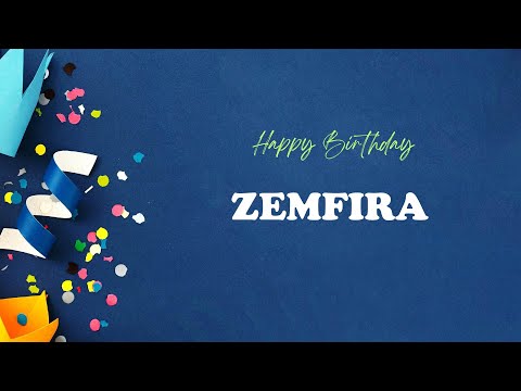ZEMFIRA Happy Birthday Song | Happy Birthday ZEMFIRA