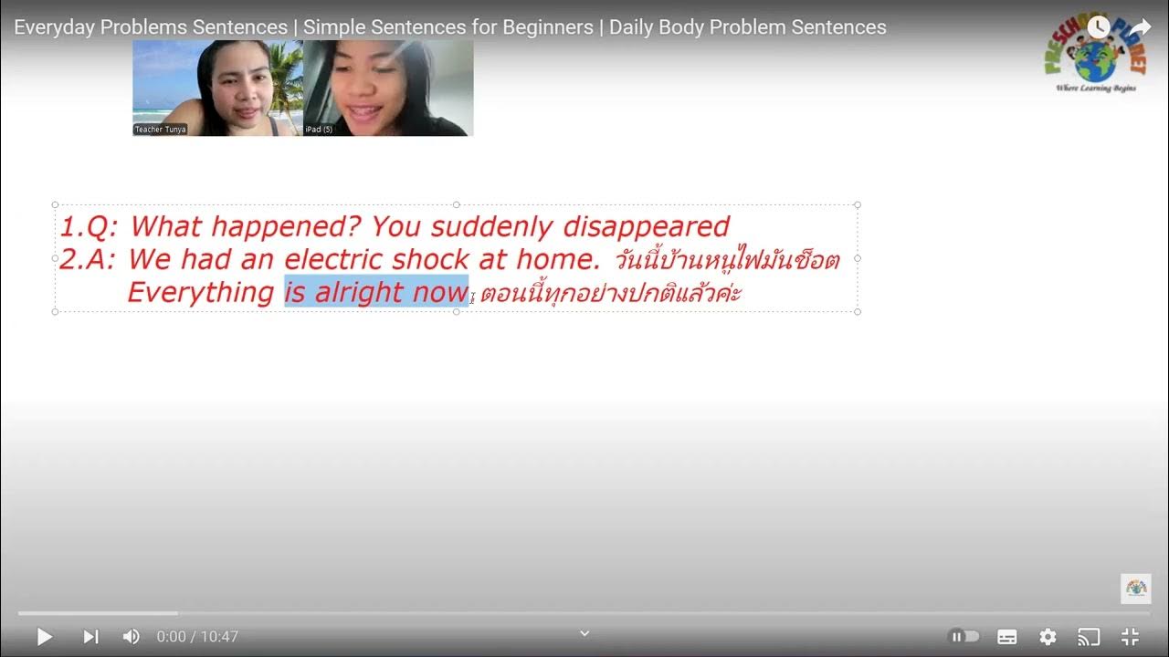 Upper-Beginner's Speaking-Conversation Practice Class with N Gift by T Tunya - YouTube