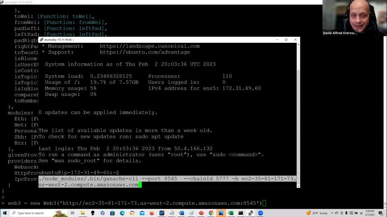 Solidity Hello World AWS EC2 Demo from Zero - YouTube