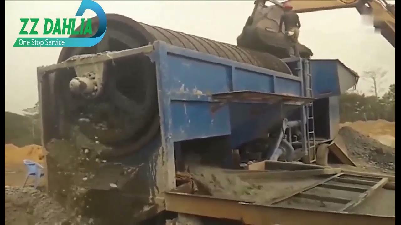 urban solid waste recycle garbage sorting machine Decoration waste sorting line - YouTube