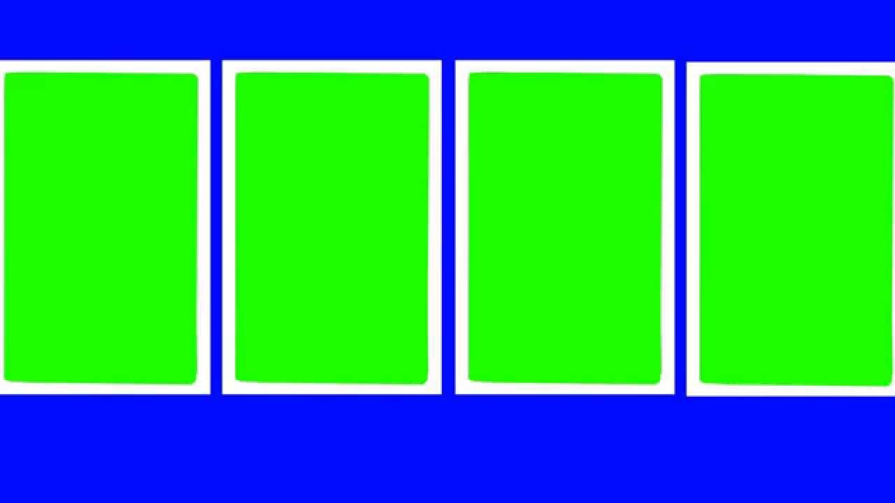 frames animation in green screen free stock footage - YouTube
