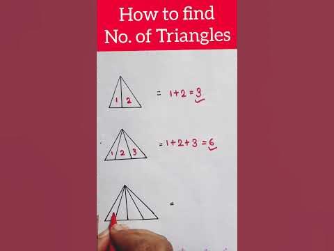 Triangle counting trick | Counting of triangle tricks | easy short trick | #shorts - YouTube