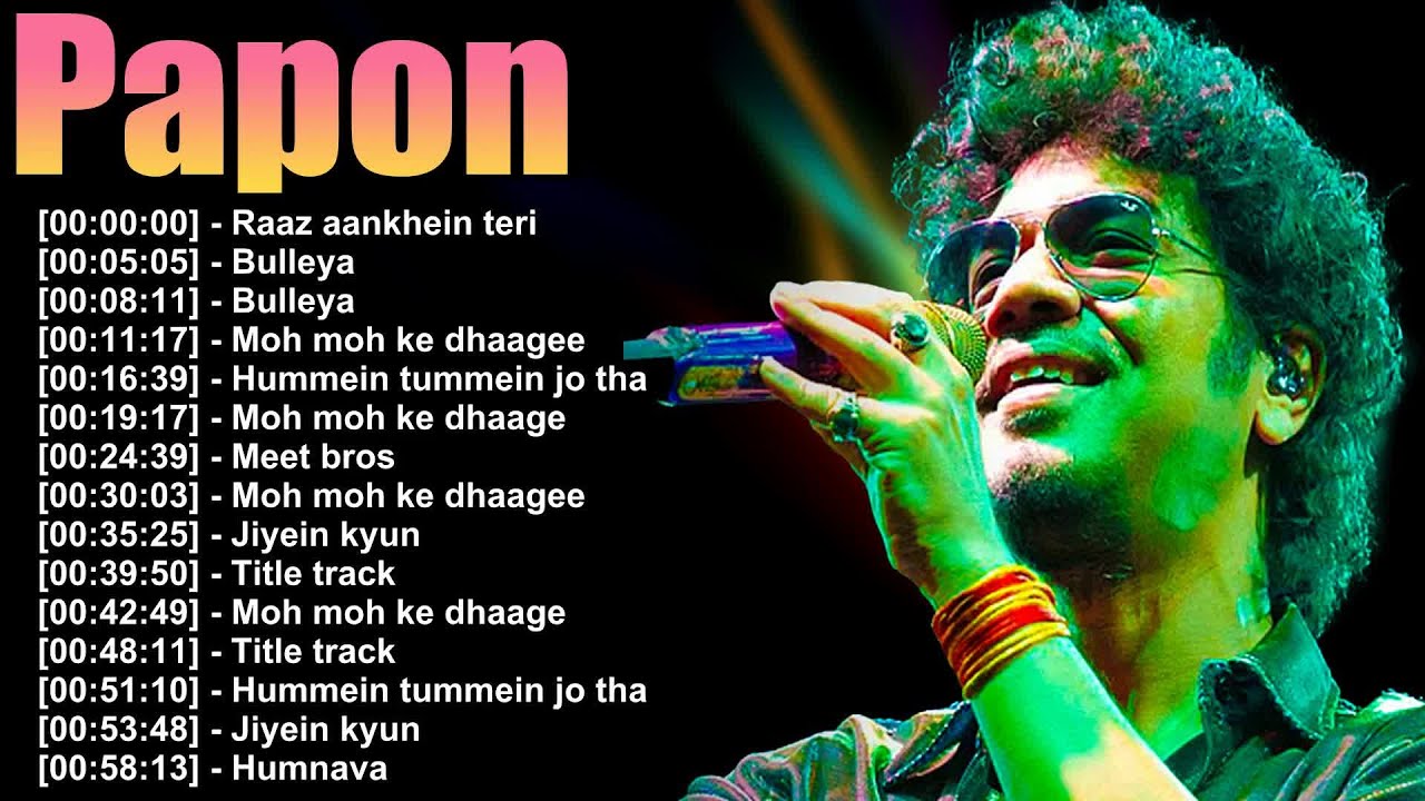 💫 Papon – A versatile singer shaping contemporary Indian music with ...
