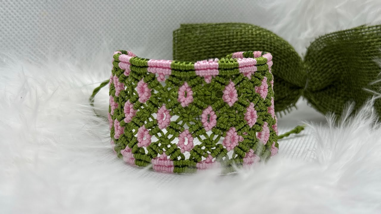 DIY Macrame Cuff Bracelet | Step by step tutorial | #diy #bracelet - YouTube