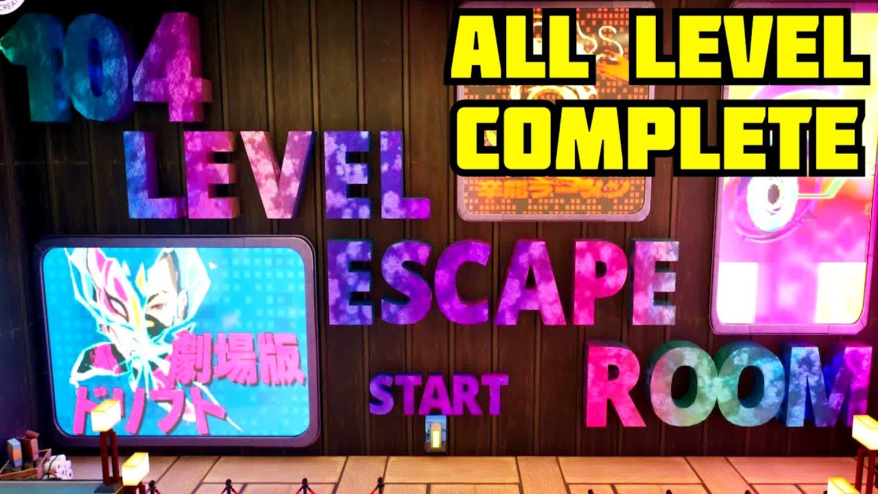 104 Level Escape Room (All Level Complete) - YouTube