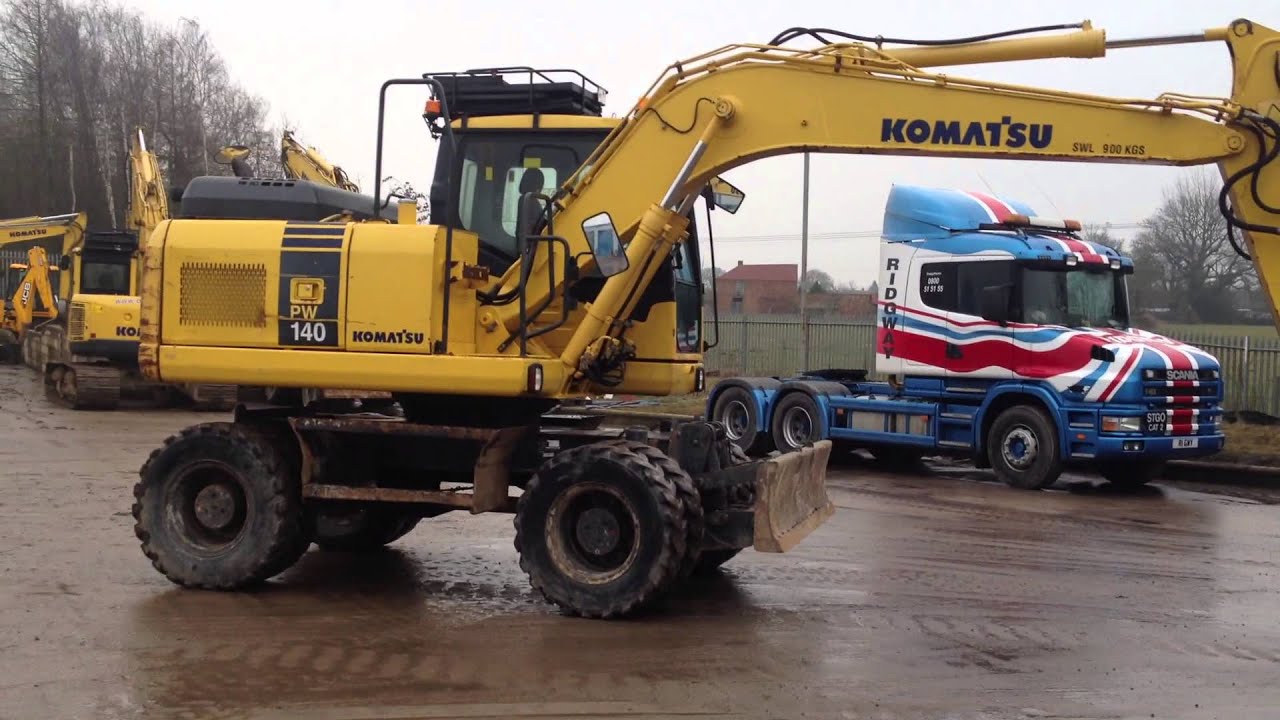 Komatsu PW140 rubber duck for sale - YouTube