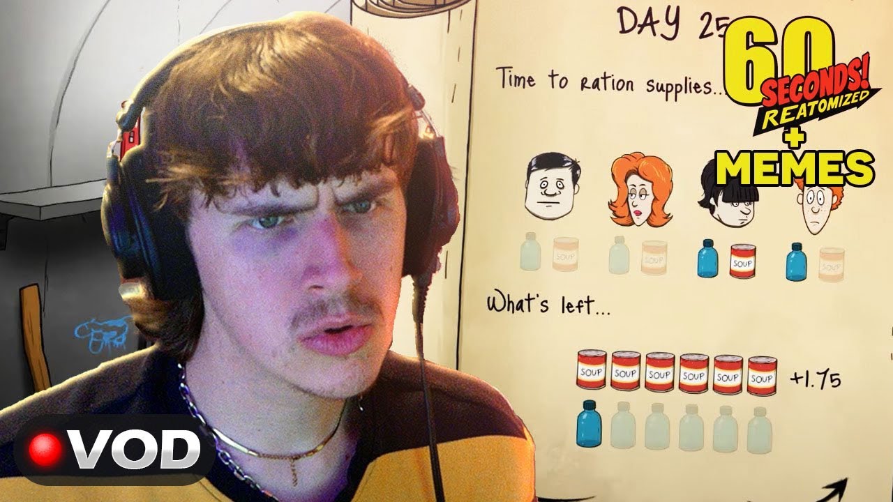 Kryoz plays 60 seconds and laughs at dumb memes - YouTube