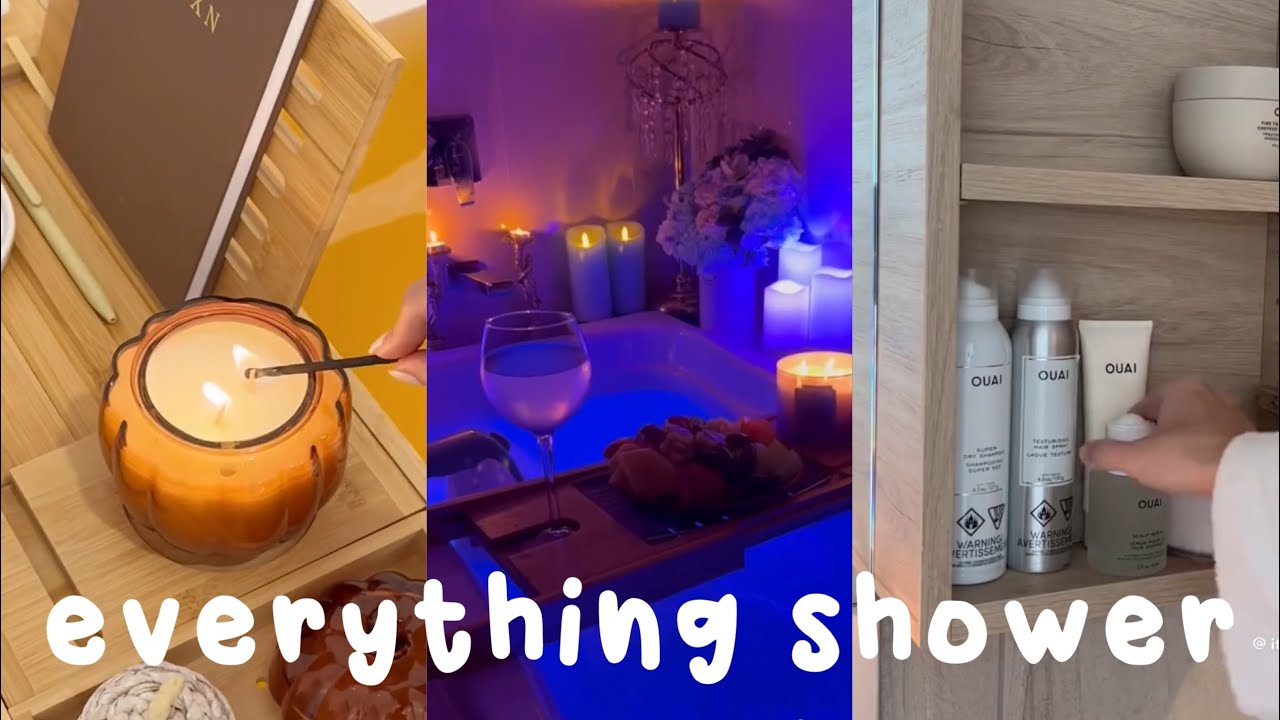 everything showers and self care 🫧 - YouTube