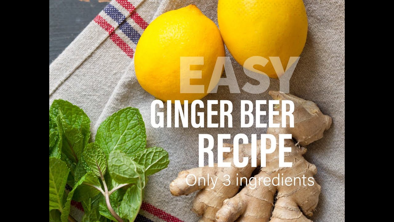 Ginger Beer Recipe 🍹- How To Make Ginger Beer At Home - YouTube