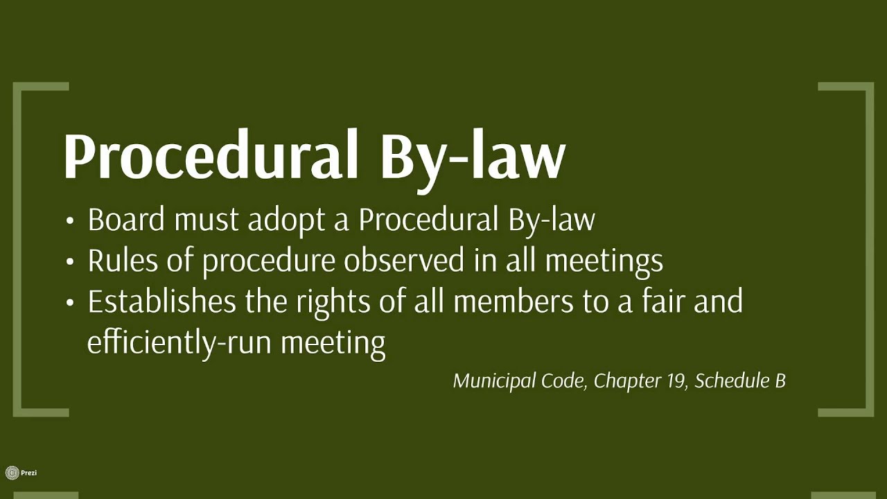 Module 2 - Policies and Legislation: BIA Boards of Management ...