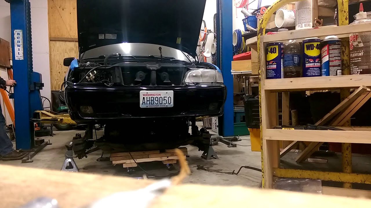 2000 V70R Subframe lowering! - YouTube