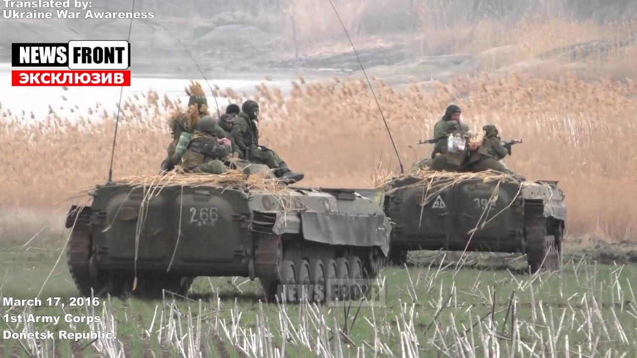 DPR Separatists Exercise Counter-Attack, Counter-Invasion Military ...