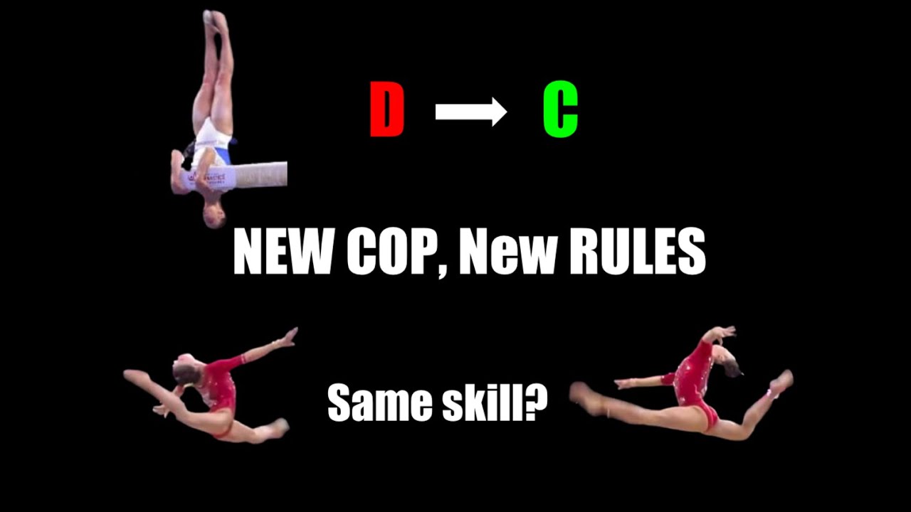 COP Challenge: Balance Beam Routine Heavily Downgraded in New COP - YouTube