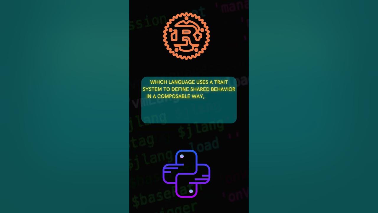 Trait System Exploration: Rust vs Python! - YouTube