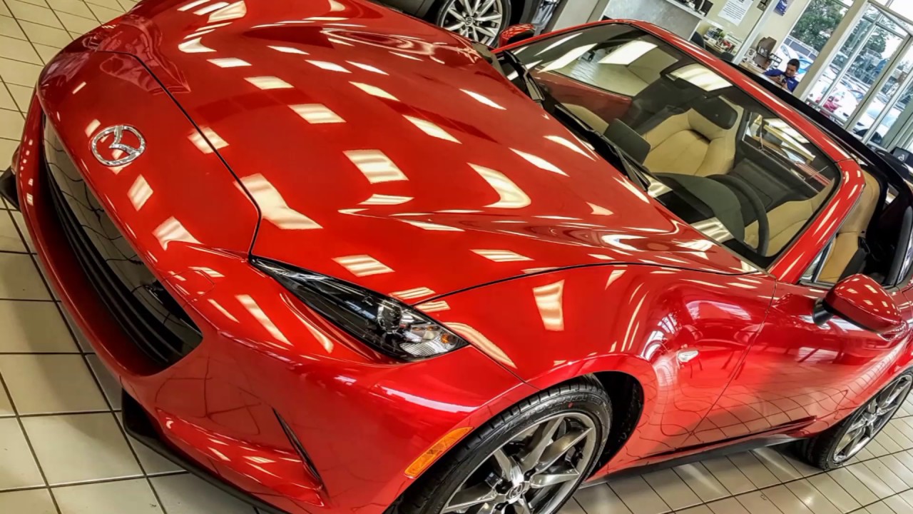 2017 Mazda MX-5 RF in Soul Red - YouTube