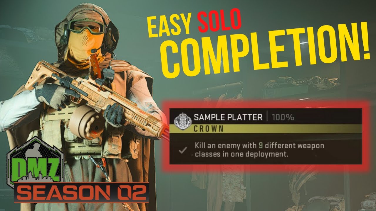 EASY Solo Sample Platter Mission Completion for Crown | Call of Duty ...