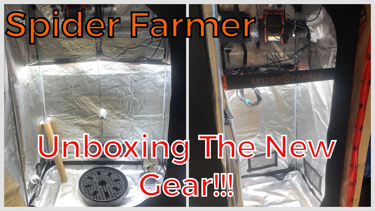Spider Farmer | Unboxing EVO tent setup - Contract Extension - YouTube