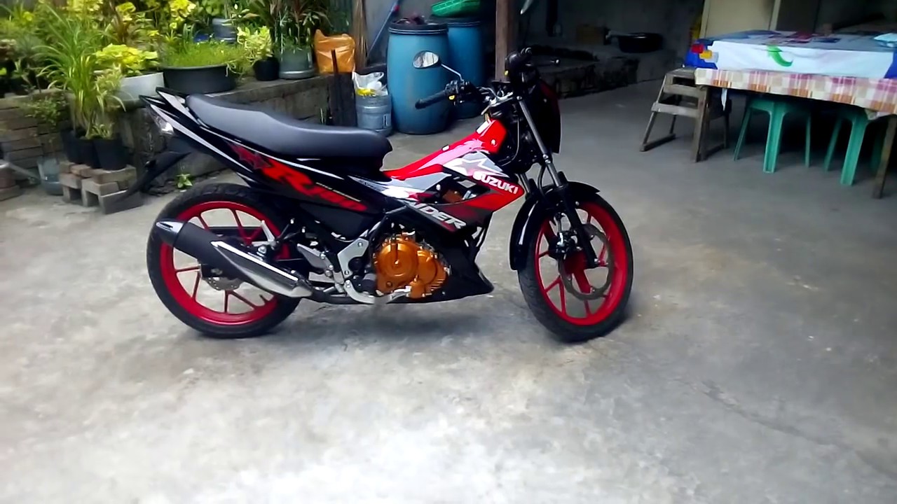 Raider 150 Hyper Underbone 2017|Carburator|Black-Red - YouTube