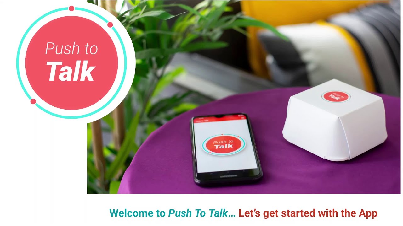Getting started with the Push to Talk app - YouTube