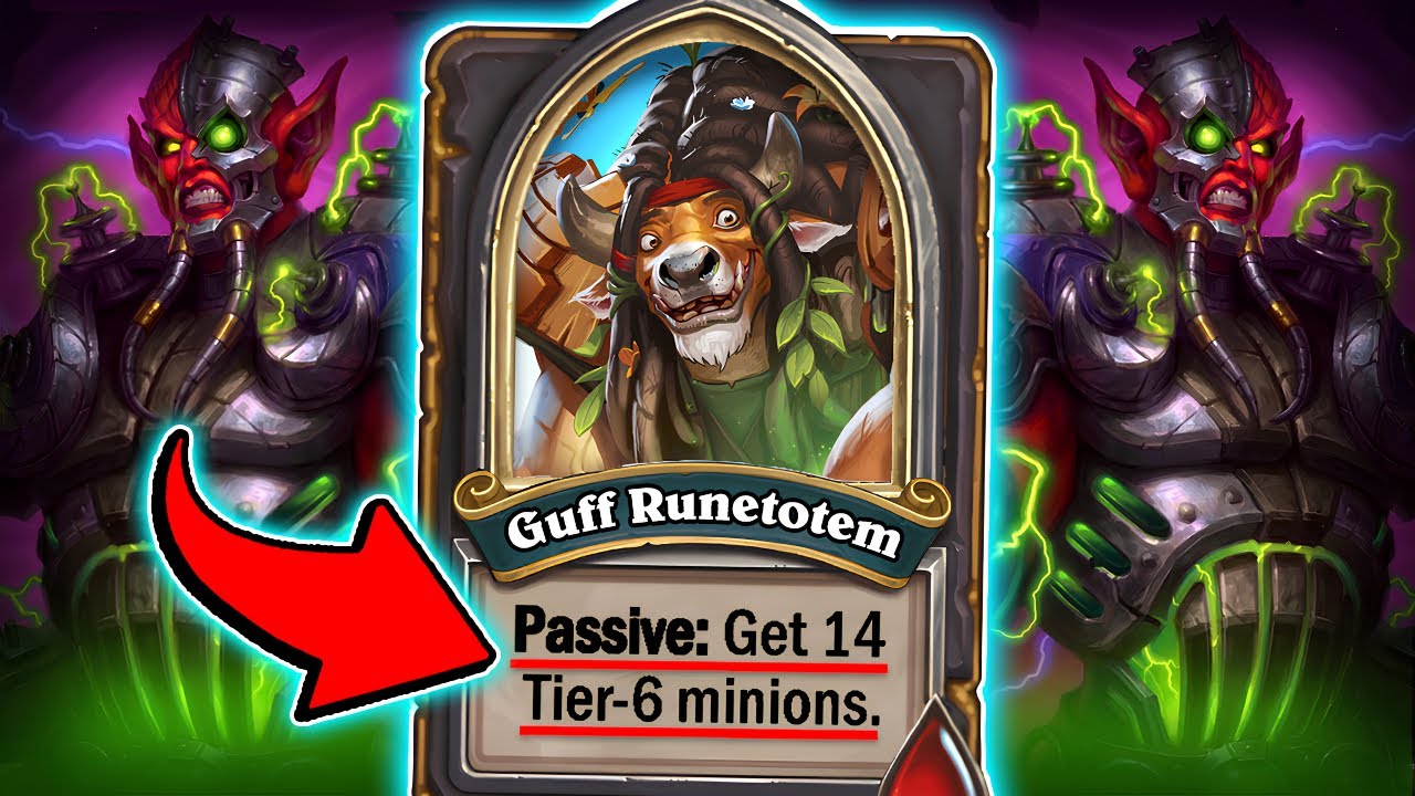 The NEW GUFF is BROKEN! | Hearthstone Battlegrounds - YouTube