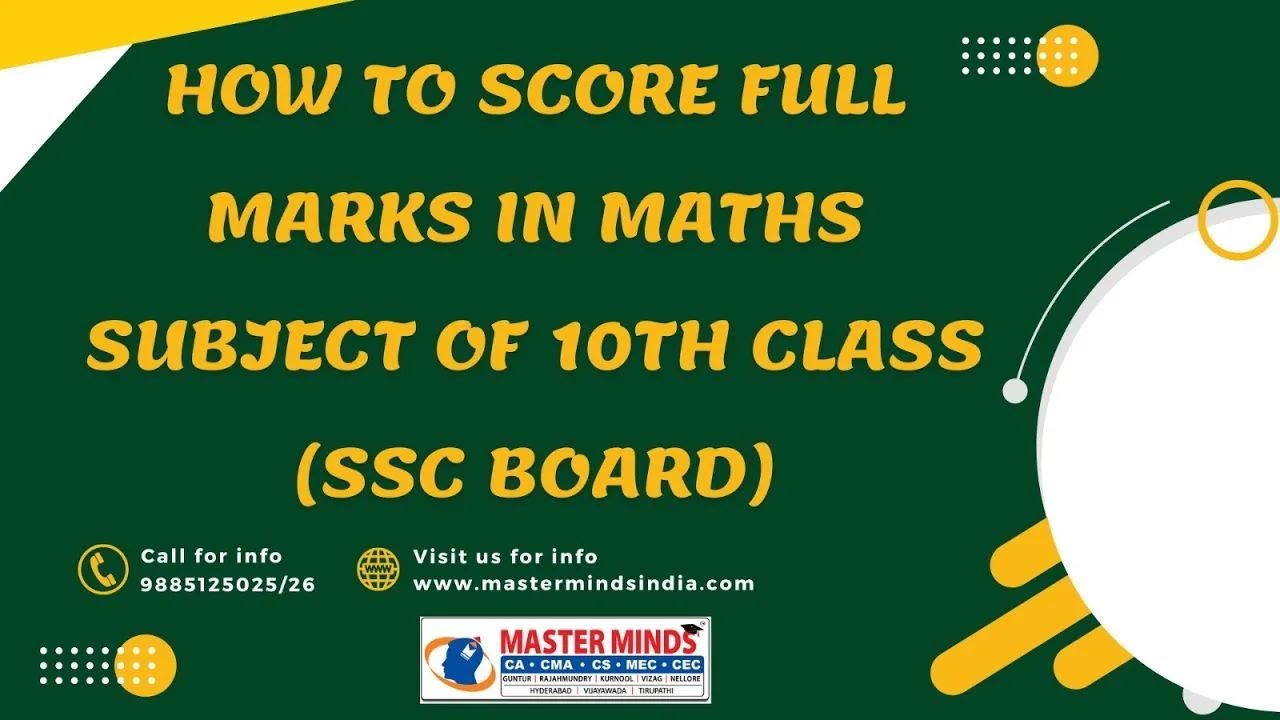 HOW TO SCORE FULL MARKS IN MATHS SUBJECT OF 10TH CLASS SSC BOARD YouTube how-to-score-full-marks-in-maths-subject-of-10th-class-ssc-board-youtube