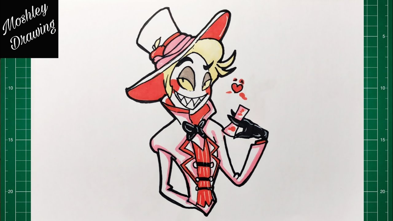 How to Draw Lucifer from Hazbin Hotel - YouTube