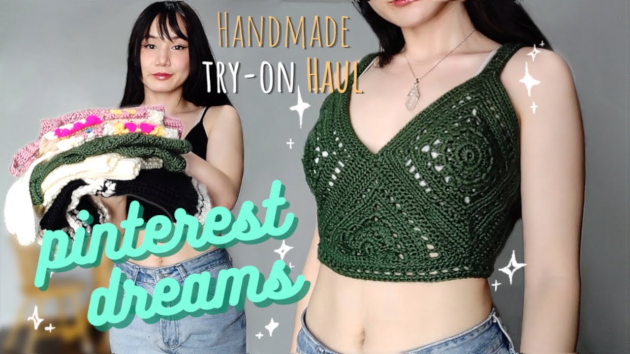 Crochet & Knit Clothes Slow Fashion Try On Haul - YouTube