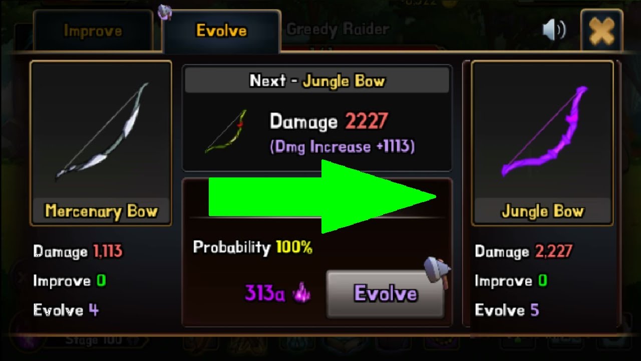 Fifth Bow Evolution - Jungle Bow | Grow Idle Archer - YouTube