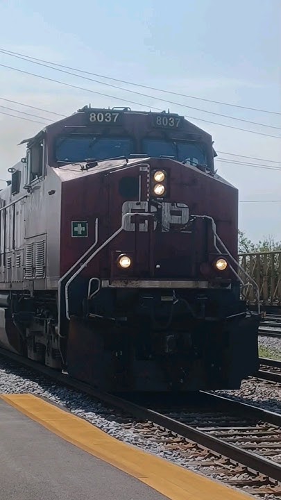 CPKC mixed freight train Capture at Station - YouTube