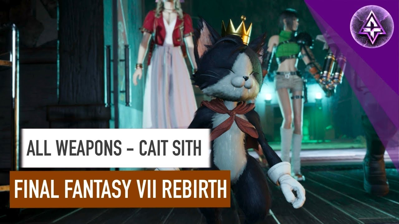 Final Fantasy VII Rebirth - All Weapons For Cait Sith - Special Gear ...