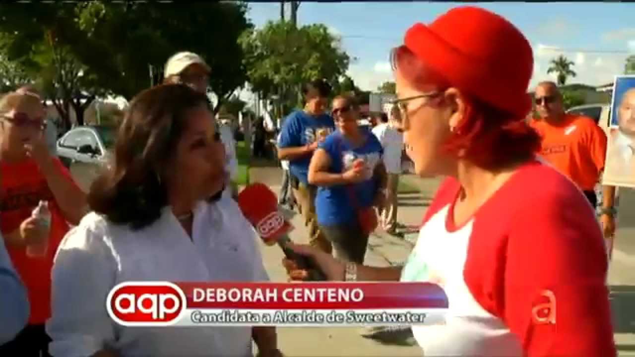 Kary Bernal en la elecciones de Sweetwater - América TeVé - YouTube