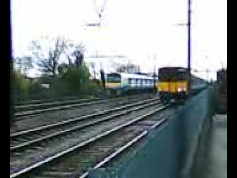 class 321 first great eastern colours and class 315 emus - YouTube