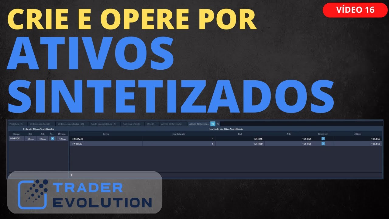 🔴 TE: Como configurar ativos sintetizados na Trader Evolution - YouTube