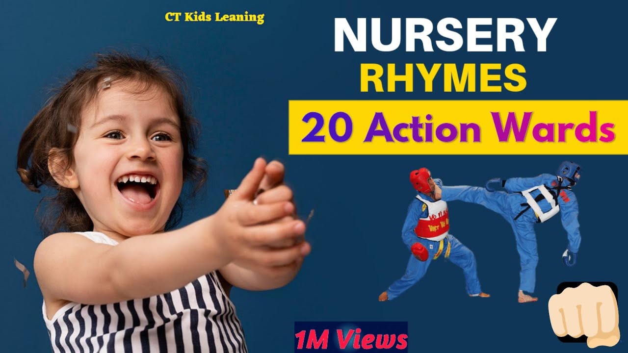 20 Action Words | Everyday Action Words Use | Action Words in English ...