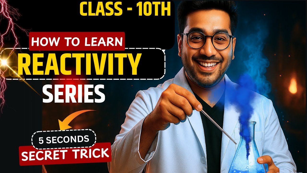Reactivity Series Secret Trick | Learn Reactivity Series in 5 seconds ...