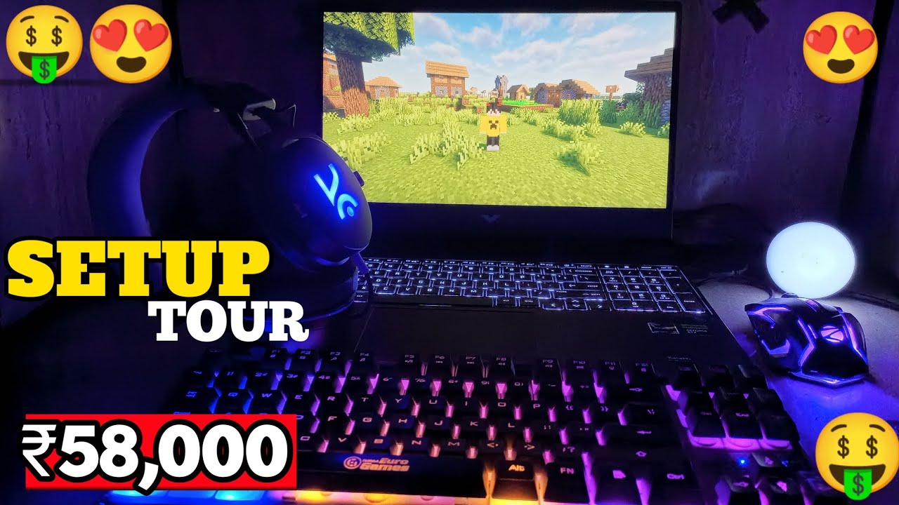 Finally Reveal My GAMING SETUP 😍 - YouTube