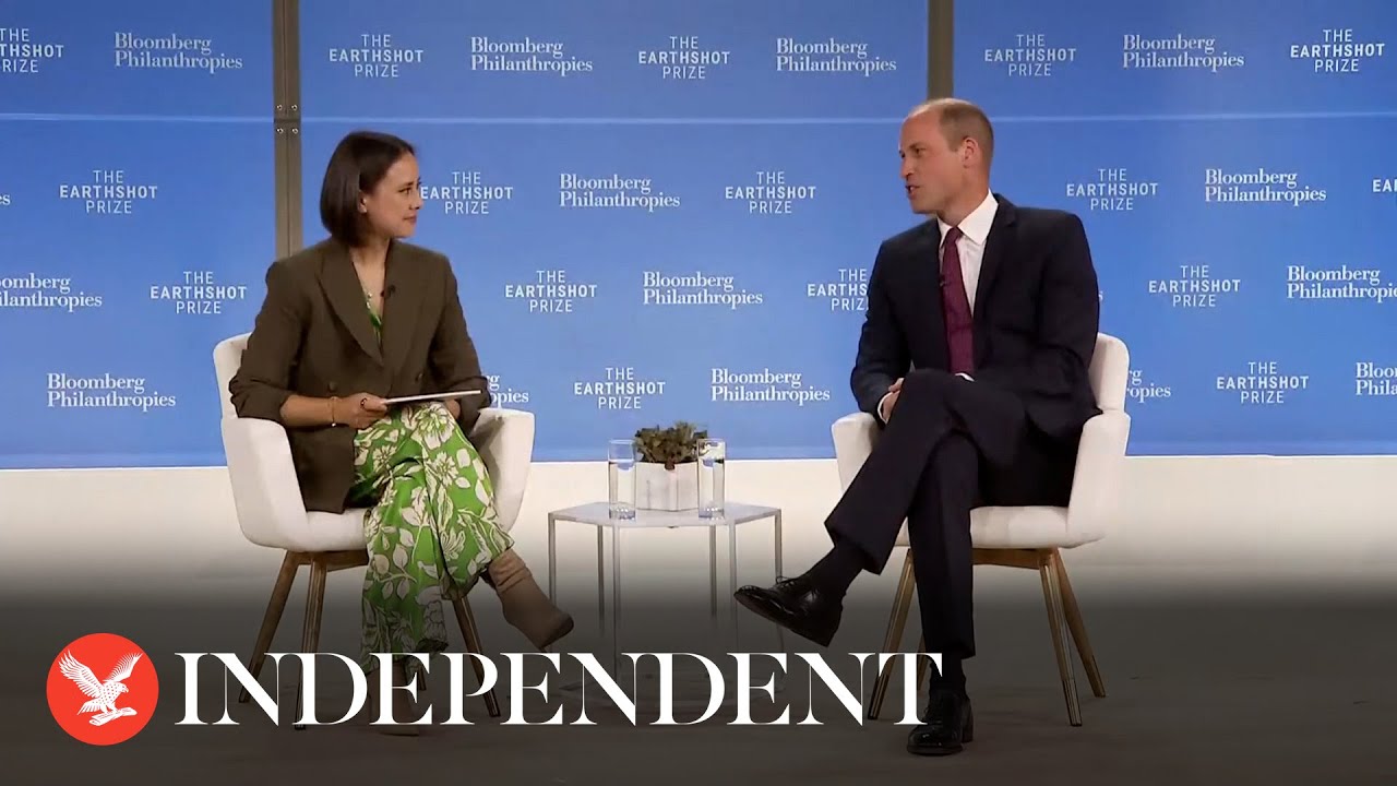 Prince William describes his morning run in Central Park - YouTube