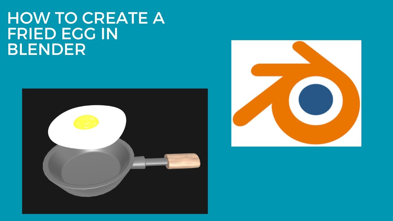 How to Create a Fried Egg in Blender - YouTube