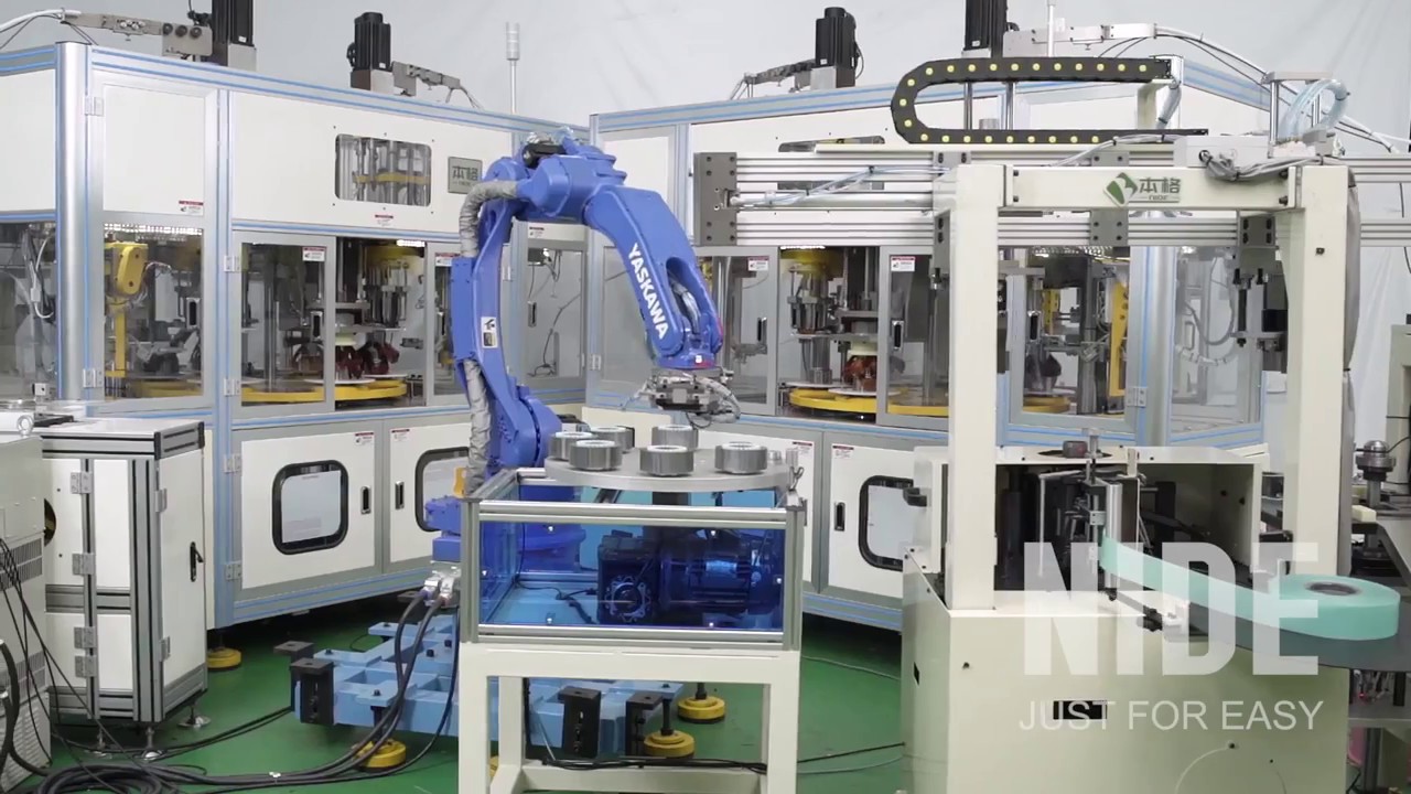 New product Fully automatic three phase stator production line with app ...