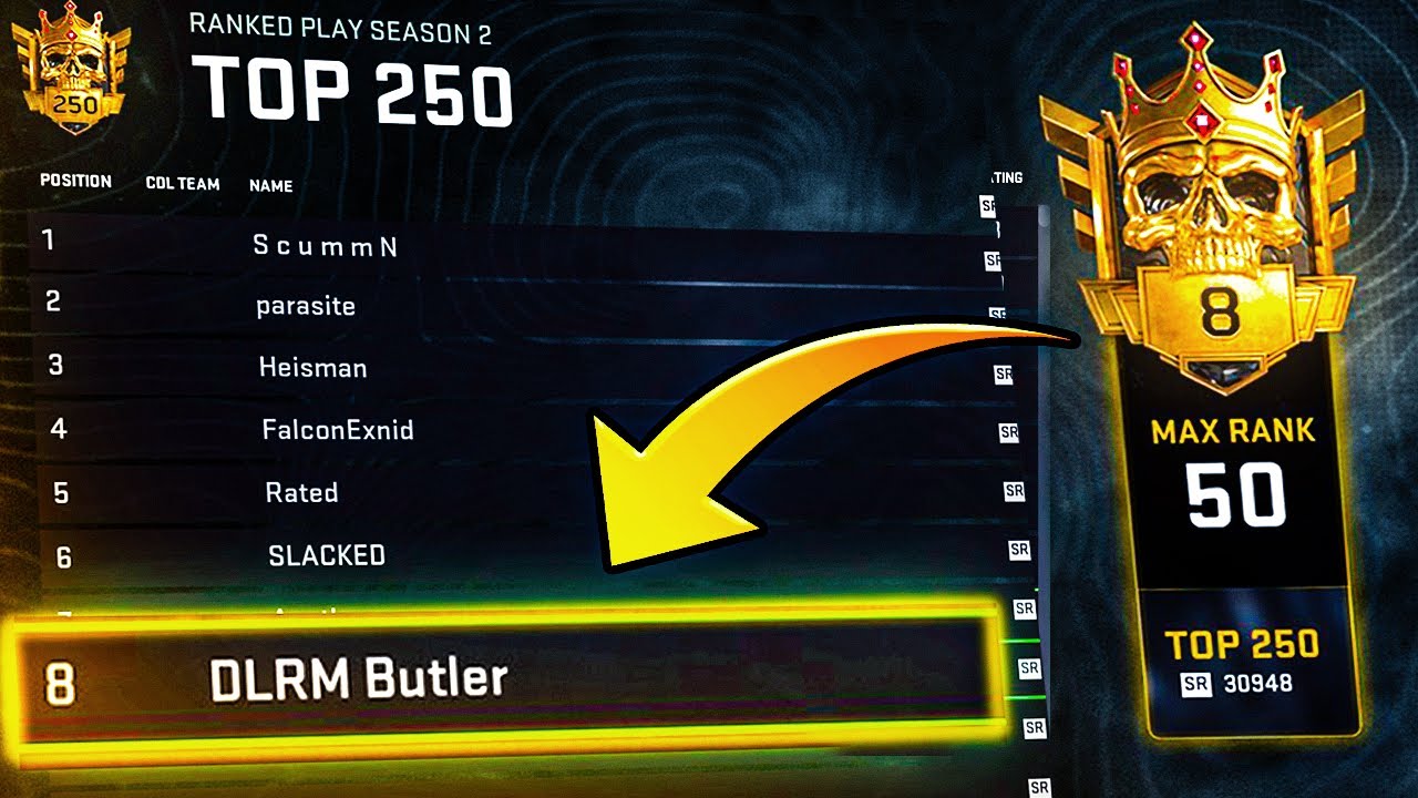 TOP 10 IN THE WORLD ON RANKED PLAY - YouTube