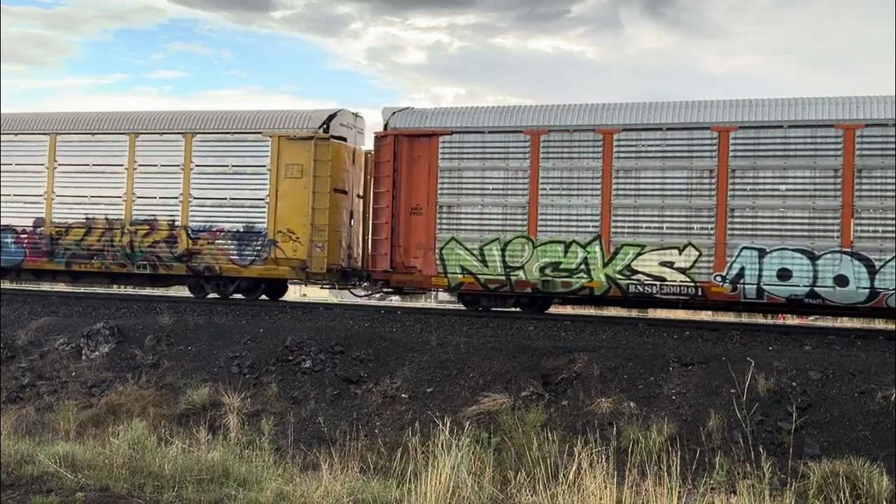 BNSF #5317 Lead’s The H-ALTSPO4-12A With Second Out H3 T4C Unit 8/13/24. - YouTube